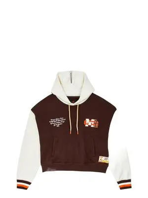 JORDAN X Maison Chateau Rouge Colorblock Splicing Hoodie - Default Color