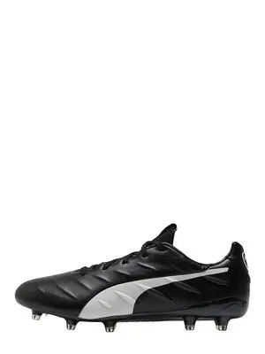 PUMA King Platinum 21 Fg Ag Football Boots - Black And White