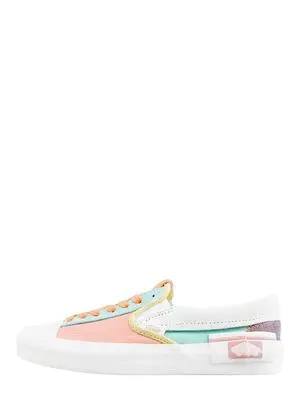 VANS Slip-on Sneakers - White/blue/pink