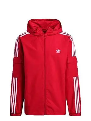 Adidas Originals 3-stripes Wb Fz Casual Sports Jacket - Light Red