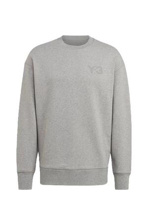 Adidas Y-3 Ss21 Logo Round Neck Pullover - Gray