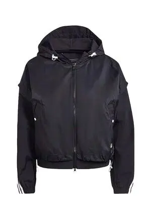 Adidas Future Icons 3-stripes Woven Hooded Track Top - Black