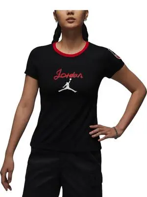 JORDAN Graphic Slim Fit T-shirt - Black