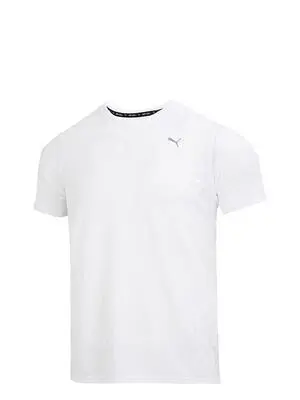 PUMA Training Logo T-shirt - White/grey