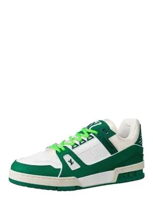 LOUIS VUITTON Trainer Sneakers - Green/white