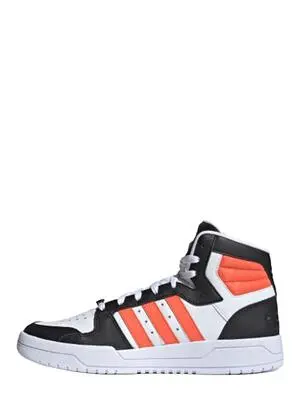 Adidas Entrap Mid Top Sneakers - White/black/orange