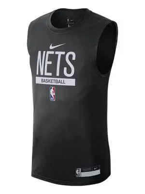 Nike X Nba Brooklyn Nets Basketball Training Jersey - Black