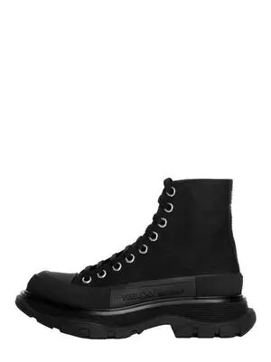 Alexander McQueen Alexander McQueen Tread Slick Combat Boots Black/black/black