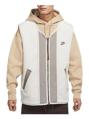 Nike Sport Essentials+ Embroidered Logo Fleece Vest - Gray