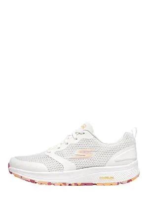 Sketchers Go Run Consistent Athletic Shoes - White/orange