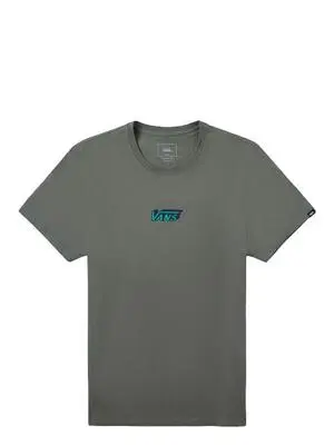 VANS Logo Print Short Sleeve Olive-green - Olive Green