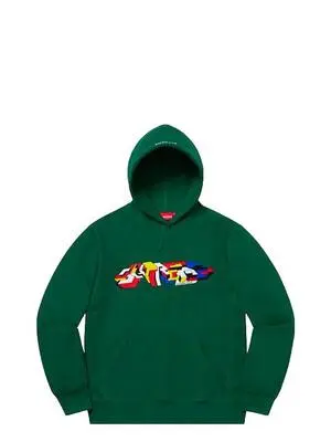 Supreme Supreme Delta Logo Hooded Sweatshirt Green