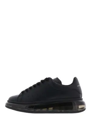 Alexander McQueen Oversized Sneaker With Clear Sole - Black/clear