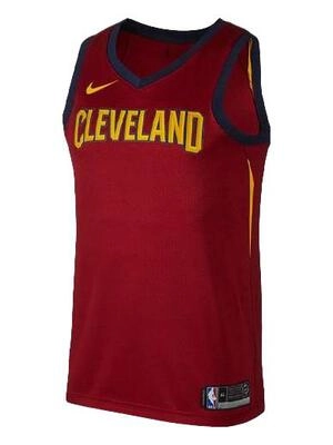 Nike Cleveland Cavaliers Retro Basketball Jersey - Wine Red