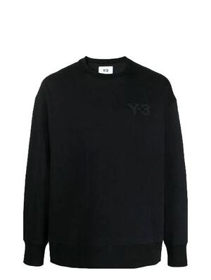Adidas Y-3 Logo Crewneck Pullover Black