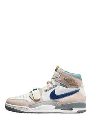 JORDAN Jordan Air Legacy 312 High Top Sneakers Cream/white/blue
