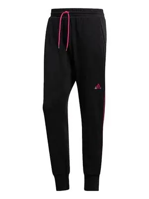 Adidas Ros Knitted Basketball Training Pants - Black