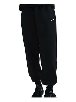 Nike Phoenix Fleece High Waisted Oversized Sweatpants - Black/sail