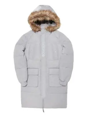 NEW BALANCE Parka Jacket - Grey/white