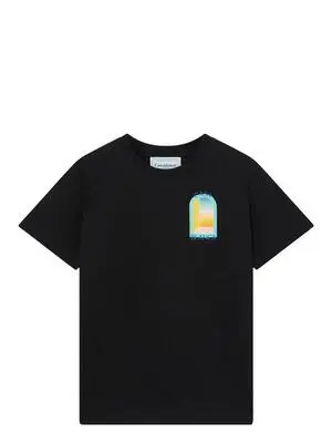 Casablanca L'arc Colore Printed T-shirt - Black