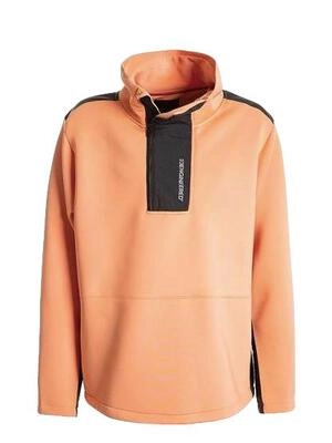 JORDAN Jordan 23 Engineered Stand Collar Knit Half-Zip Orange
