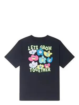 CONVERSE Grow Together T-shirt Asia Sizing 'black - Black/multi-color