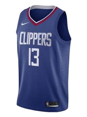 Nike Los Angeles Clippers George No. 13 Fan Edition Jersey - Blue