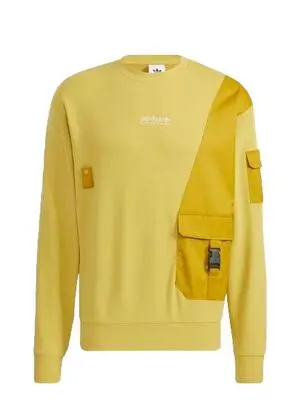 Adidas Originals Contrasting Color Splicing Knit Pullover - Default Color