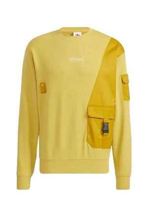 Adidas Originals Contrasting Color Splicing Knit Pullover - Default Color