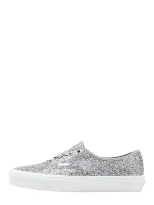 VANS Authentic Glittered Low Top Sneakers - Silver/white