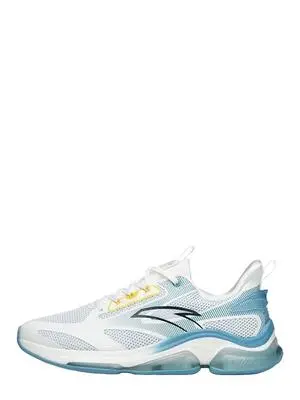 ANTA Athletics Running Sneakers - White/blue/yellow