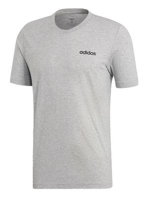Adidas E Pin Tee Sports Stylish Round Neck Short Sleeve - Gray