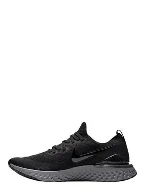 Nike Epic React Flyknit 2 Sneakers - Black-white-gunsmoke