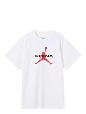 JORDAN Panda Printing Short Sleeve - White