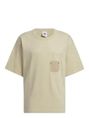 Adidas Originals Adicolor Pocket Tee 'beige - Beige/white