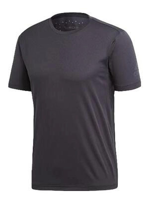 Adidas Logo Printing Sports Short Sleeve T-shirt - Black