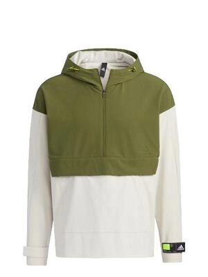 Adidas Woven Anorak Jacket - Brown