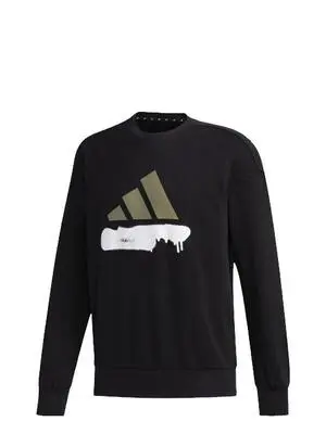 Adidas O2 Swt Bos Crewneck Sweatshirt - Black