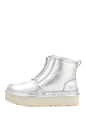 UGG Neumel Zip-up Boot - Silver