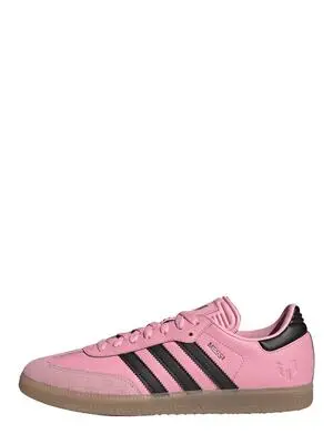 Adidas X Lionel Messi Samba Sneakers - Pink/black