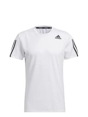 Adidas Aero3s Tee Pb Casual Running Sports Short Sleeve - White