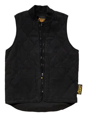 Drew House Cotton Ripstop Mascot Vest - Black