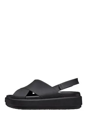 CROCS Crocs Brooklyn Luxe Cross Strap Platform Sandals
