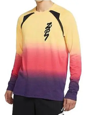 JORDAN Dri-fit Long Sleeve Knit Top - Colorblock