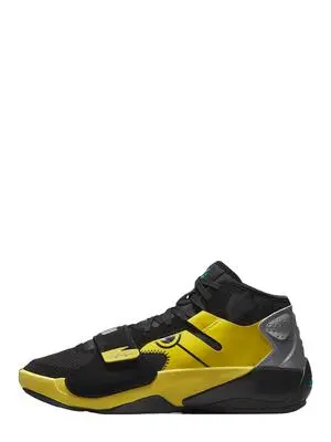 JORDAN Air Naruto X Zion 2 Sp Pf "naruto Vs. Sasuke - Black/yellow Strike/dark Purple Dust