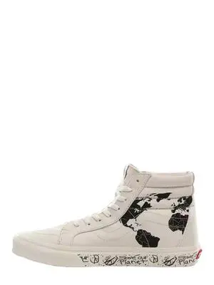 VANS Save Our Planet X Sk8-hi Reissue High Top Sneakers - White