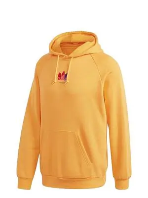 Adidas Originals 3d Trefoil Logo Pullover Hoodie - Gold
