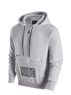 JORDAN Nba Brooklyn Nets Hoodie - Grey