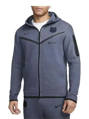 Nike Nike F.C. Barcelona Tech Fleece Windrunner Jacket Grey/blue