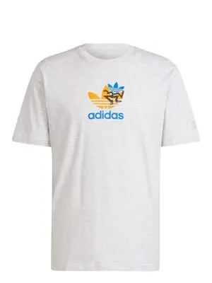 Adidas Lifestyle Training Supply T-shirt Asia Sizing 'light Grey - Light Grey Heather